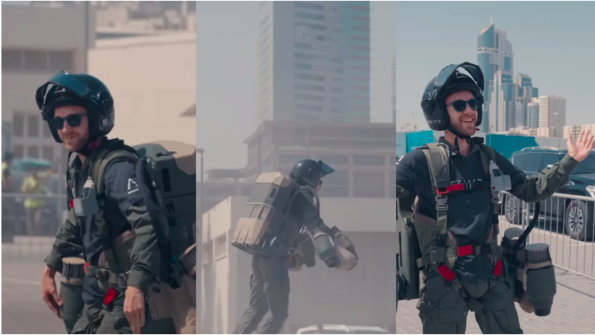 Dubai: ‘The Flying Man’ stuns the Emirates | OMNESmedia.com