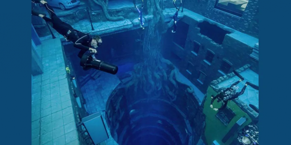 World’s deepest swimming pool Deep Dive Dubai | OMNESmedia.com